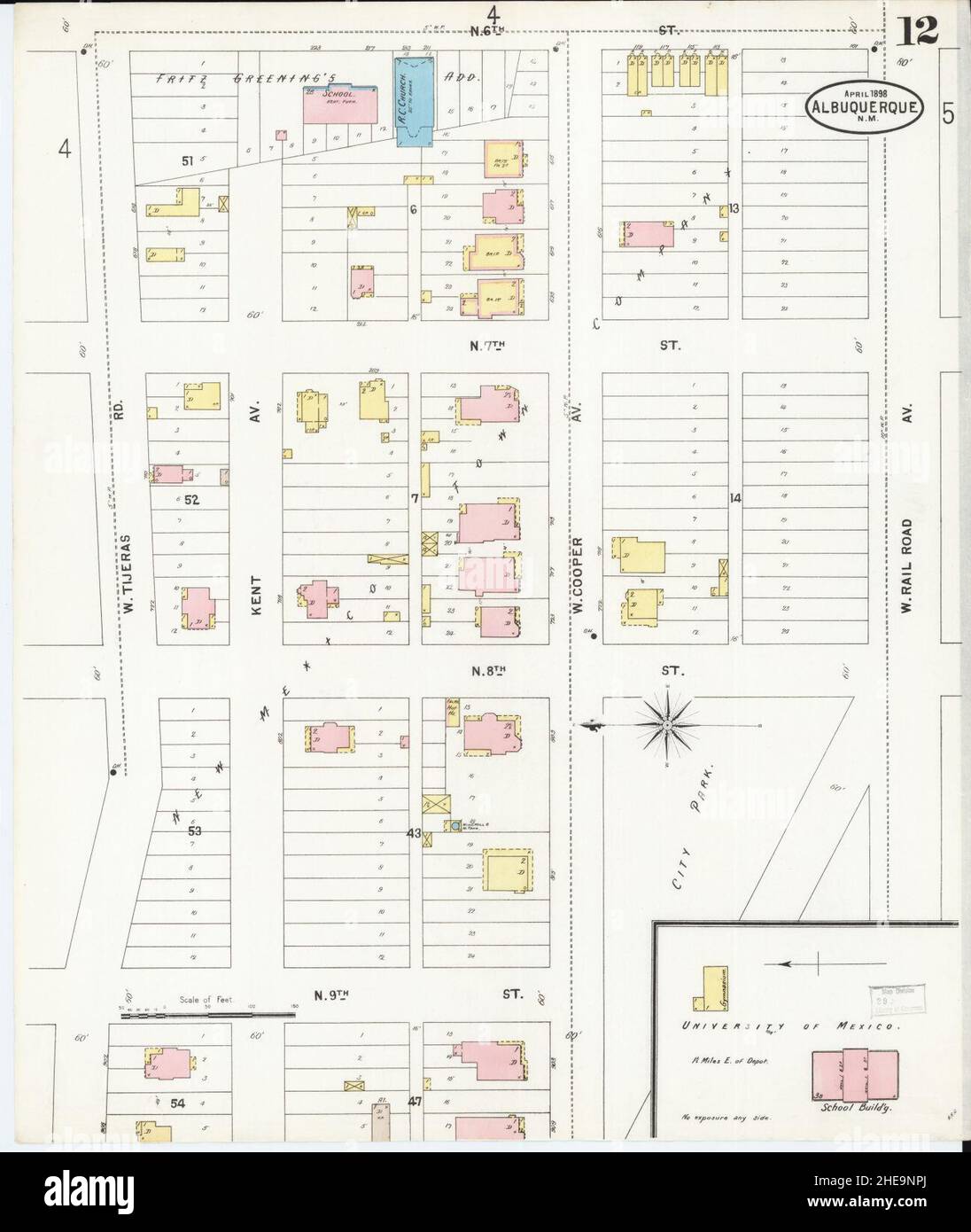 Bernalillo county map hi-res stock photography and images - Alamy