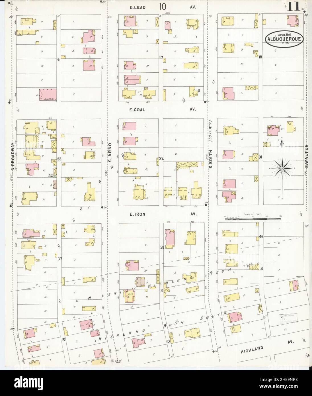 Bernalillo county map hi-res stock photography and images - Alamy
