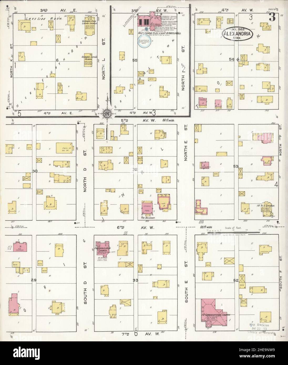 Map of alexandria minnesota hi-res stock photography and images - Alamy