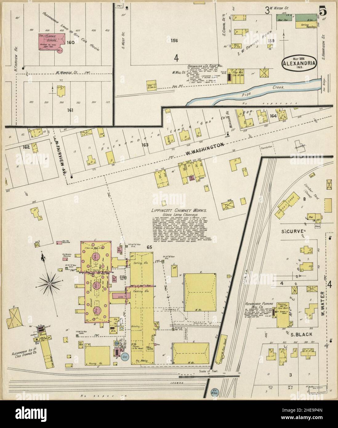 Alexandria indiana map hi-res stock photography and images - Alamy