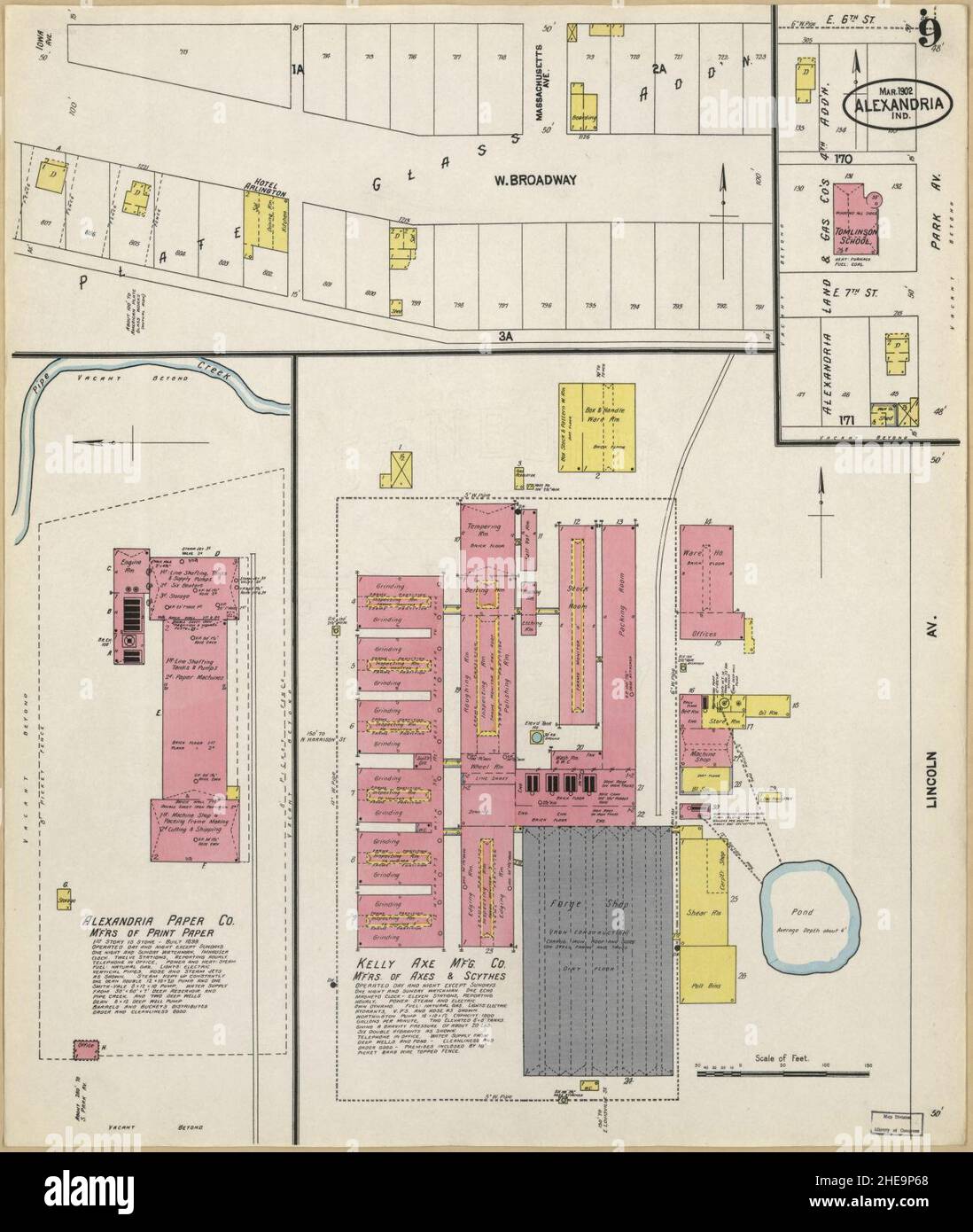 Alexandria indiana map hi-res stock photography and images - Alamy