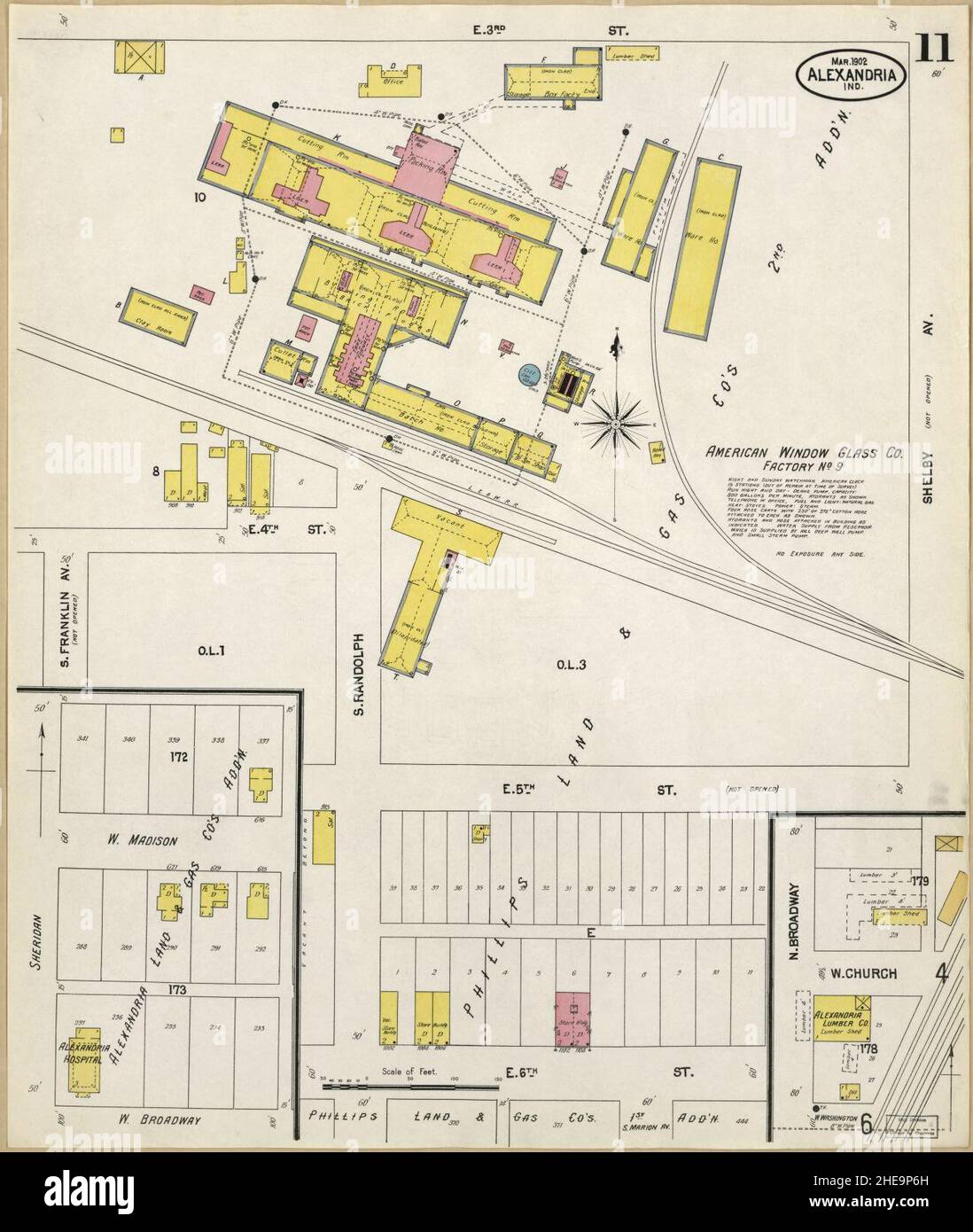 Alexandria indiana map hi-res stock photography and images - Alamy