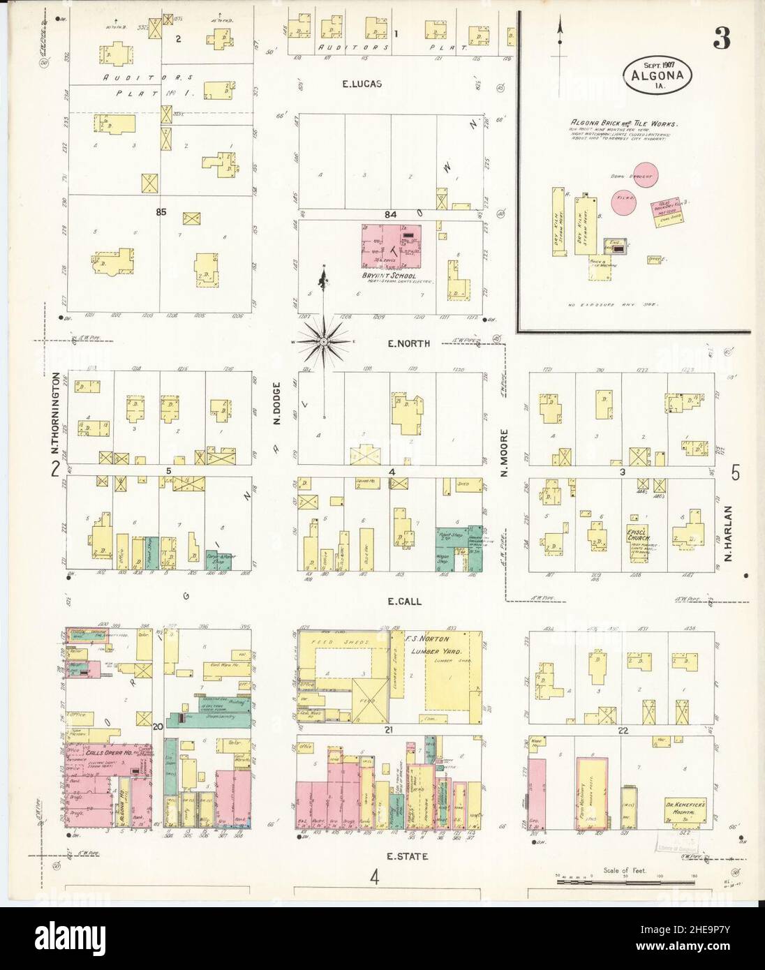 Algona map hi-res stock photography and images - Alamy