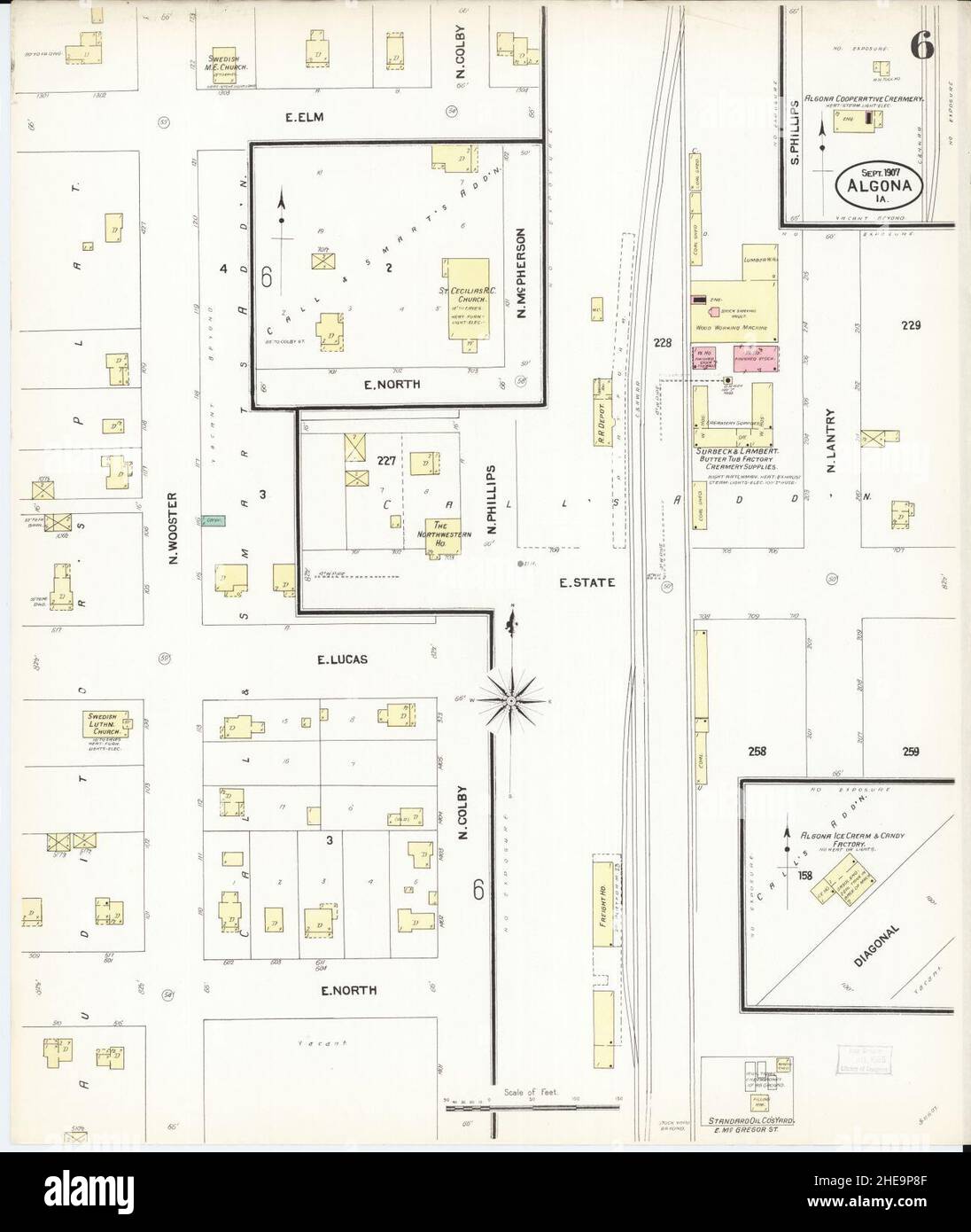 Map of algona hi-res stock photography and images - Alamy