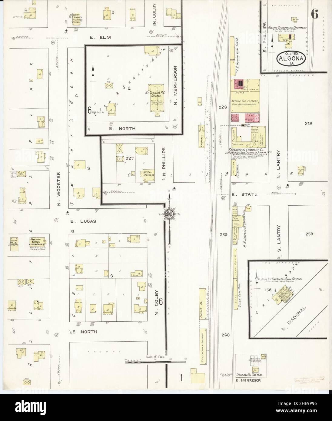 Map of algona hi-res stock photography and images - Alamy