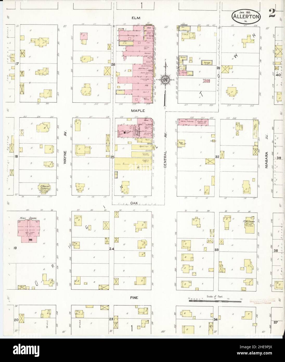 Wayne iowa map hi-res stock photography and images - Alamy