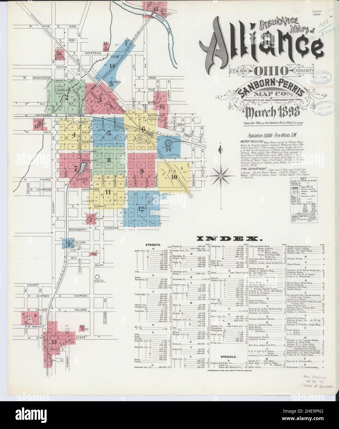 Alliance ohio map hi-res stock photography and images - Alamy