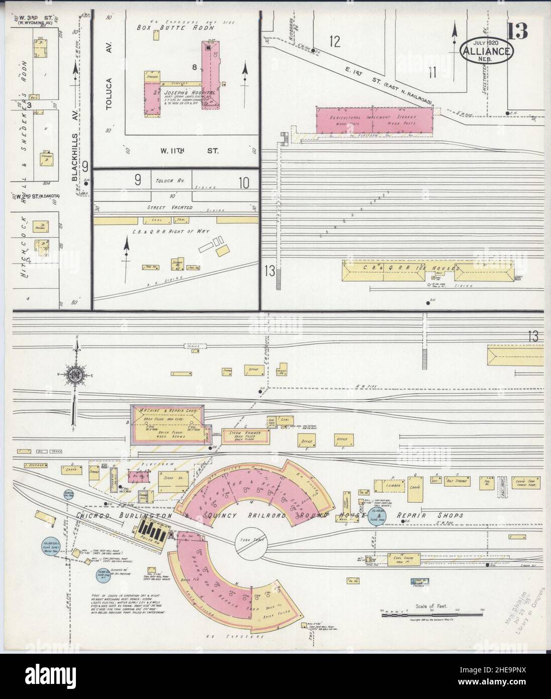 Box butte nebraska map hi-res stock photography and images - Alamy