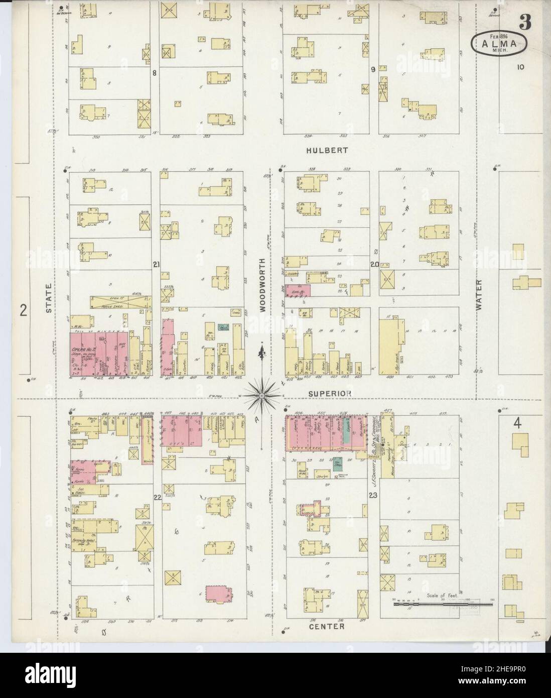Map of gratiot hi-res stock photography and images - Alamy