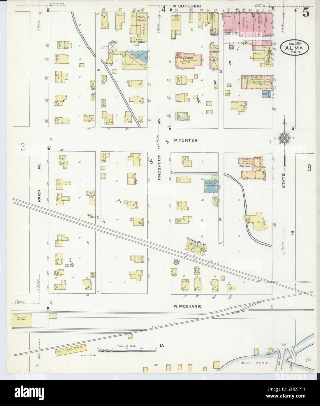 Map of gratiot hi-res stock photography and images - Alamy