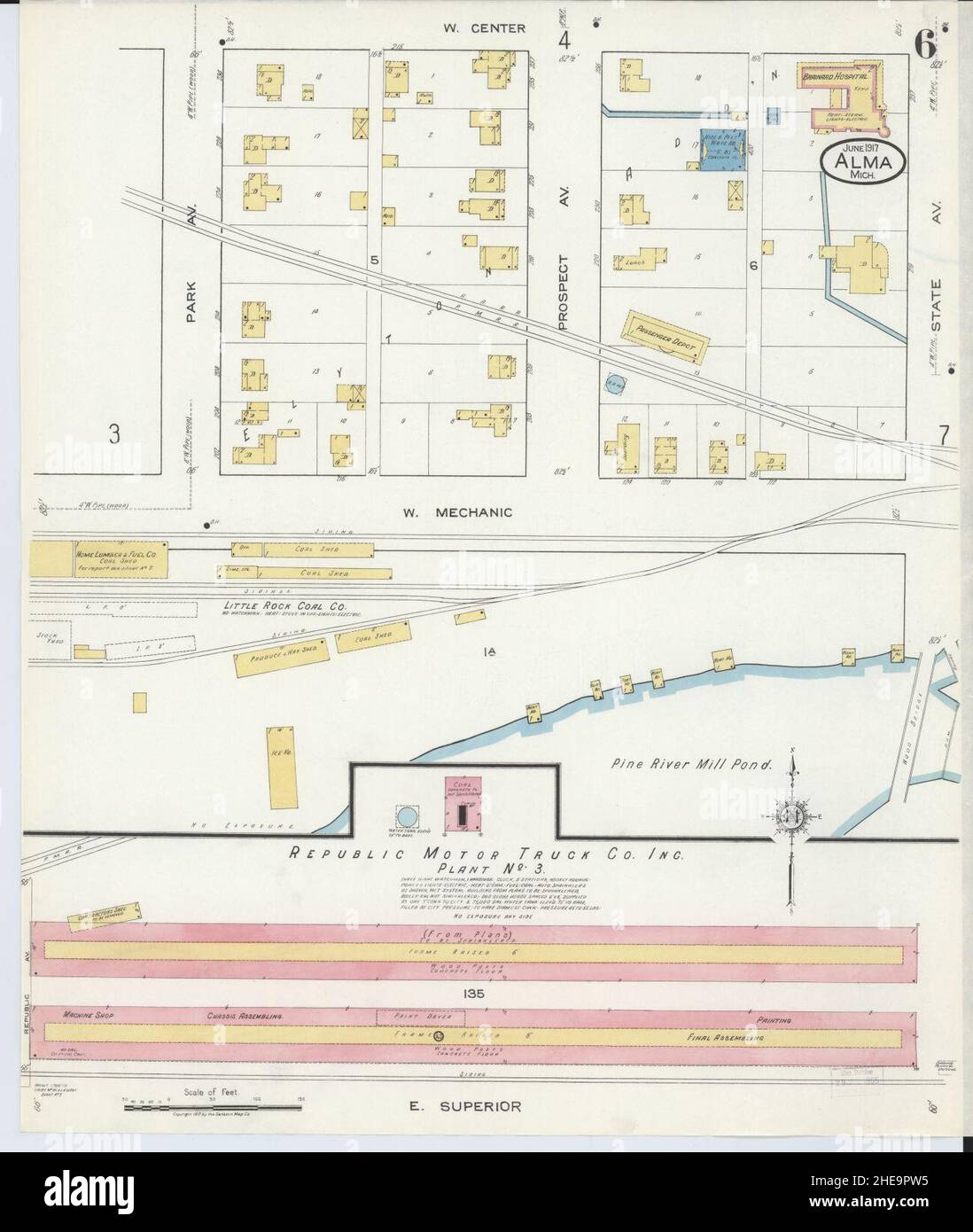 Map of gratiot hi-res stock photography and images - Alamy