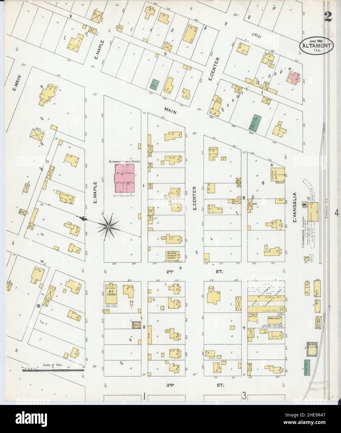 Map of altamont hi-res stock photography and images - Alamy
