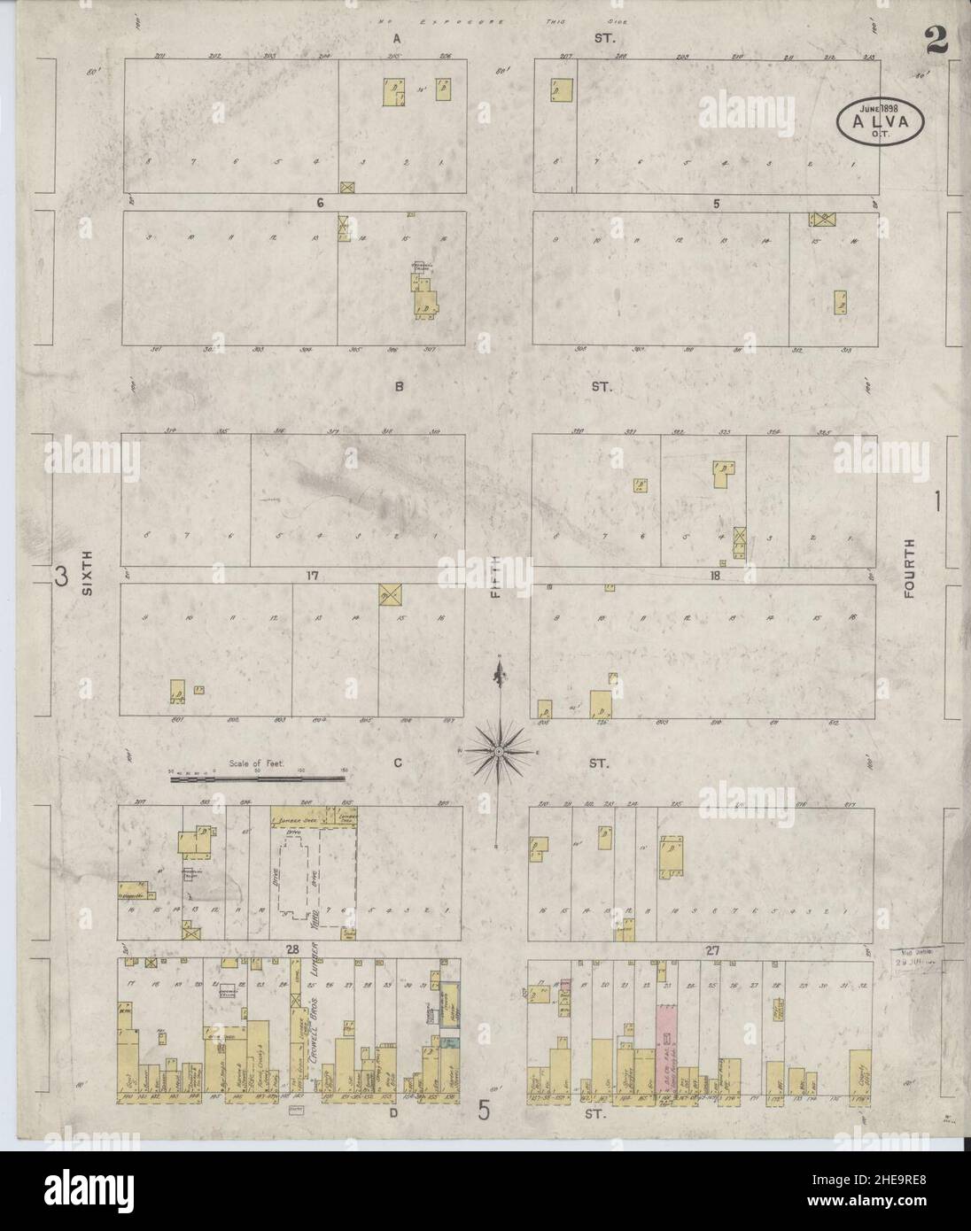 Alva map hi-res stock photography and images - Alamy