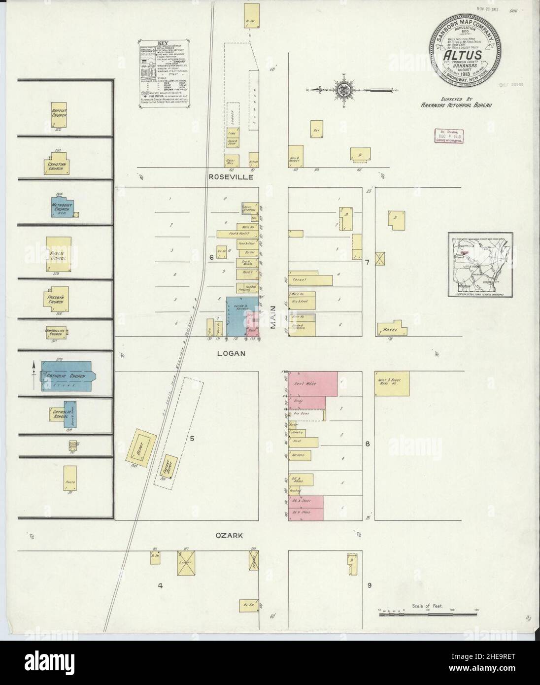 Altus arkansas map hi-res stock photography and images - Alamy