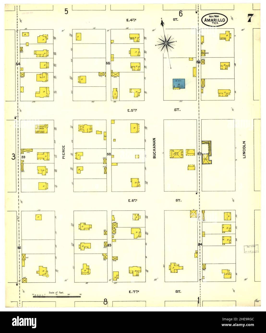 Potter county map hi-res stock photography and images - Alamy