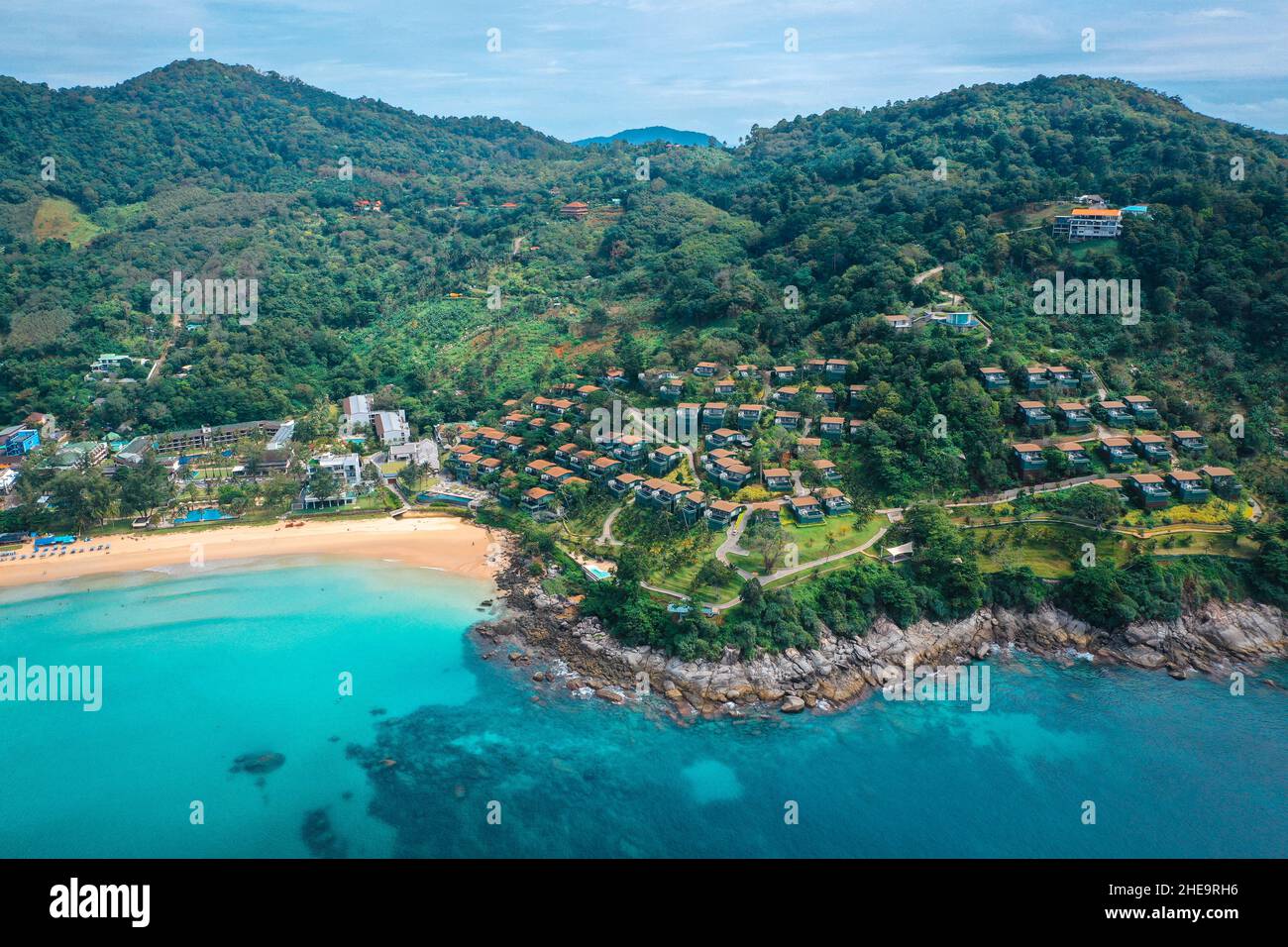 Aerial view of Kata and Kata Noi beach in Phuket province, in Thailand Stock Photo - Alamy