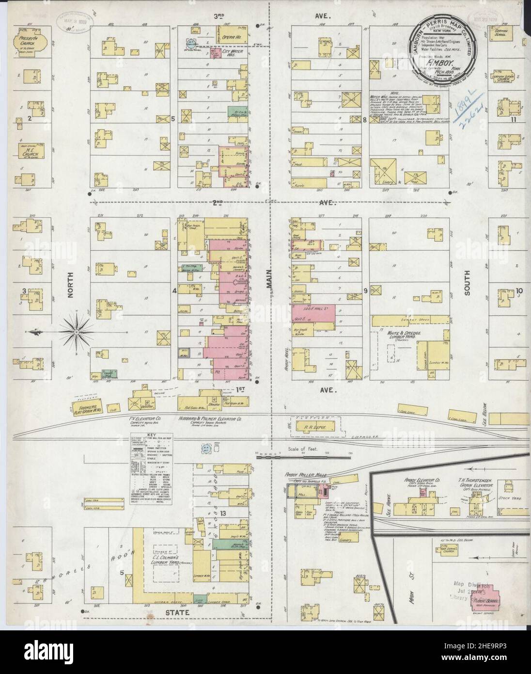 Map of amboy minnesota hi-res stock photography and images - Alamy
