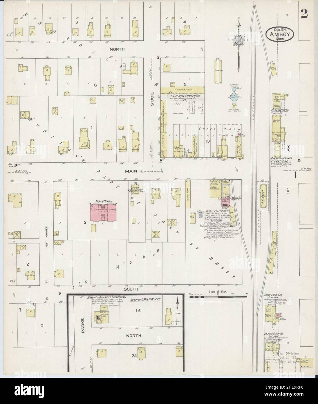 Amboy minnesota map hi-res stock photography and images - Alamy