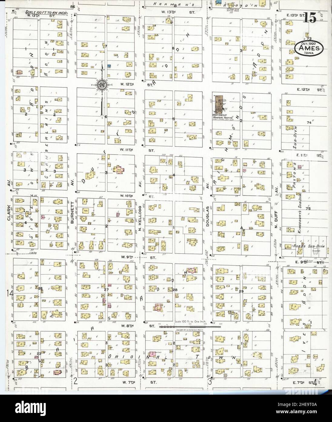 Story county map hi-res stock photography and images - Alamy