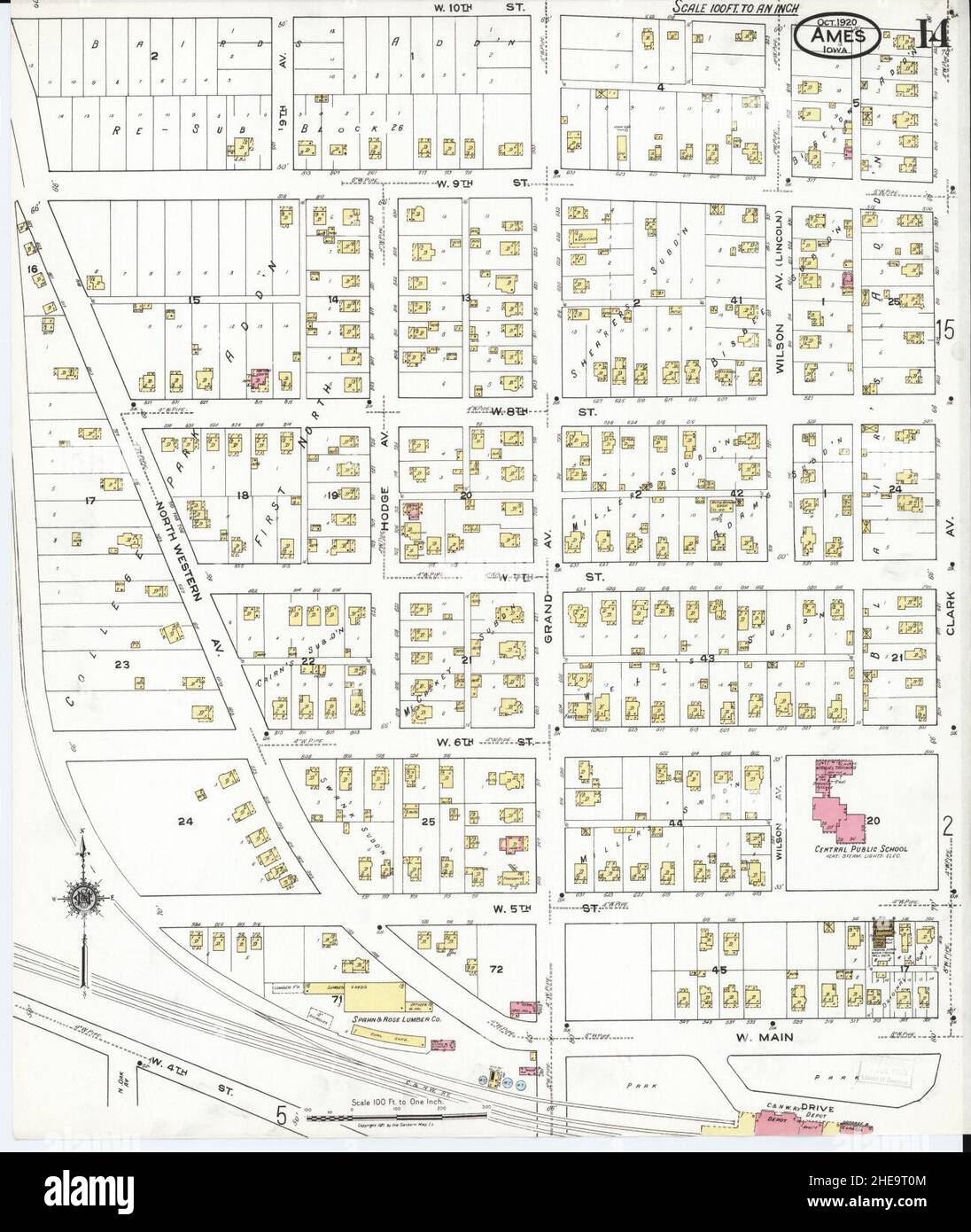 Ames iowa map hi-res stock photography and images - Alamy