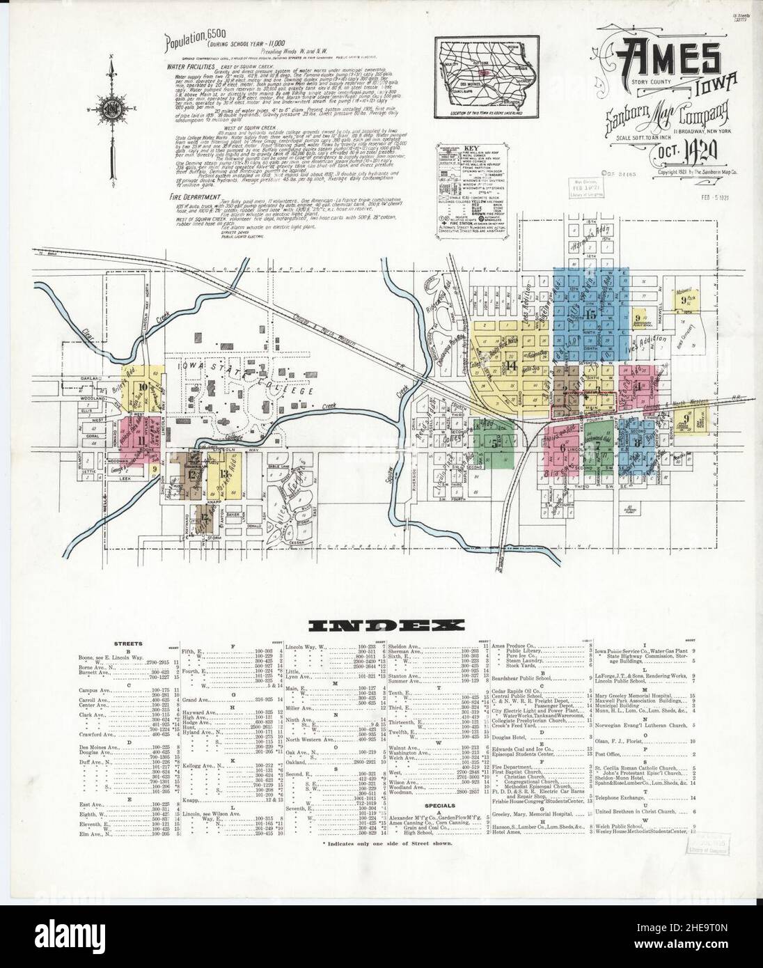 Ames iowa map hi-res stock photography and images - Alamy