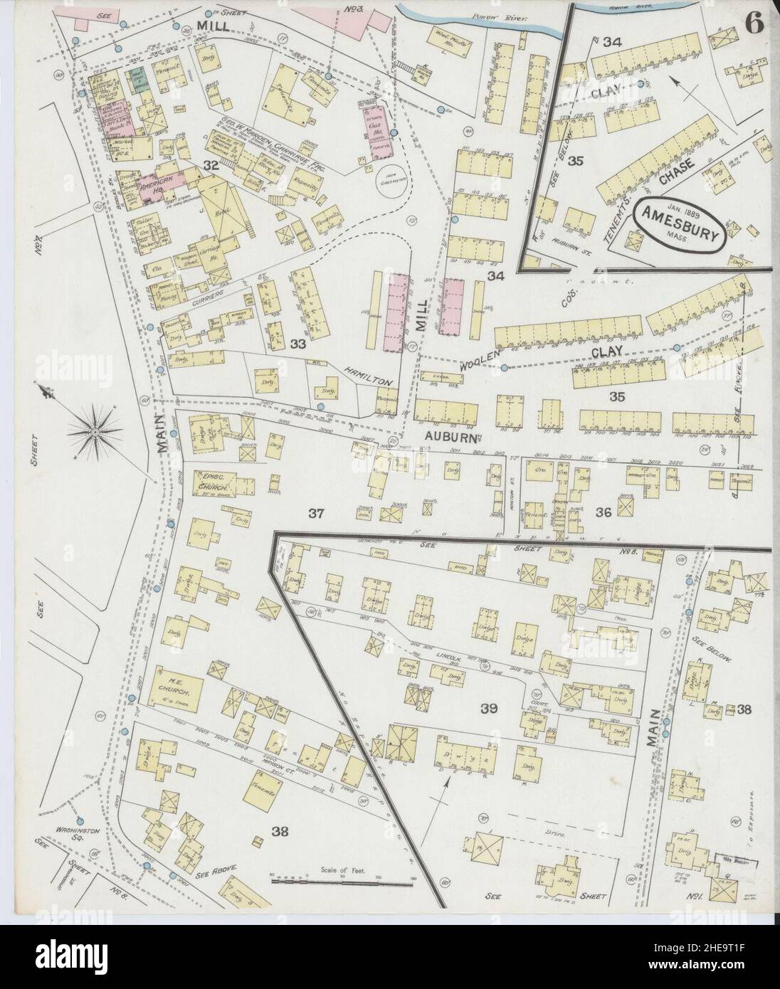 Map of amesbury hi-res stock photography and images - Alamy