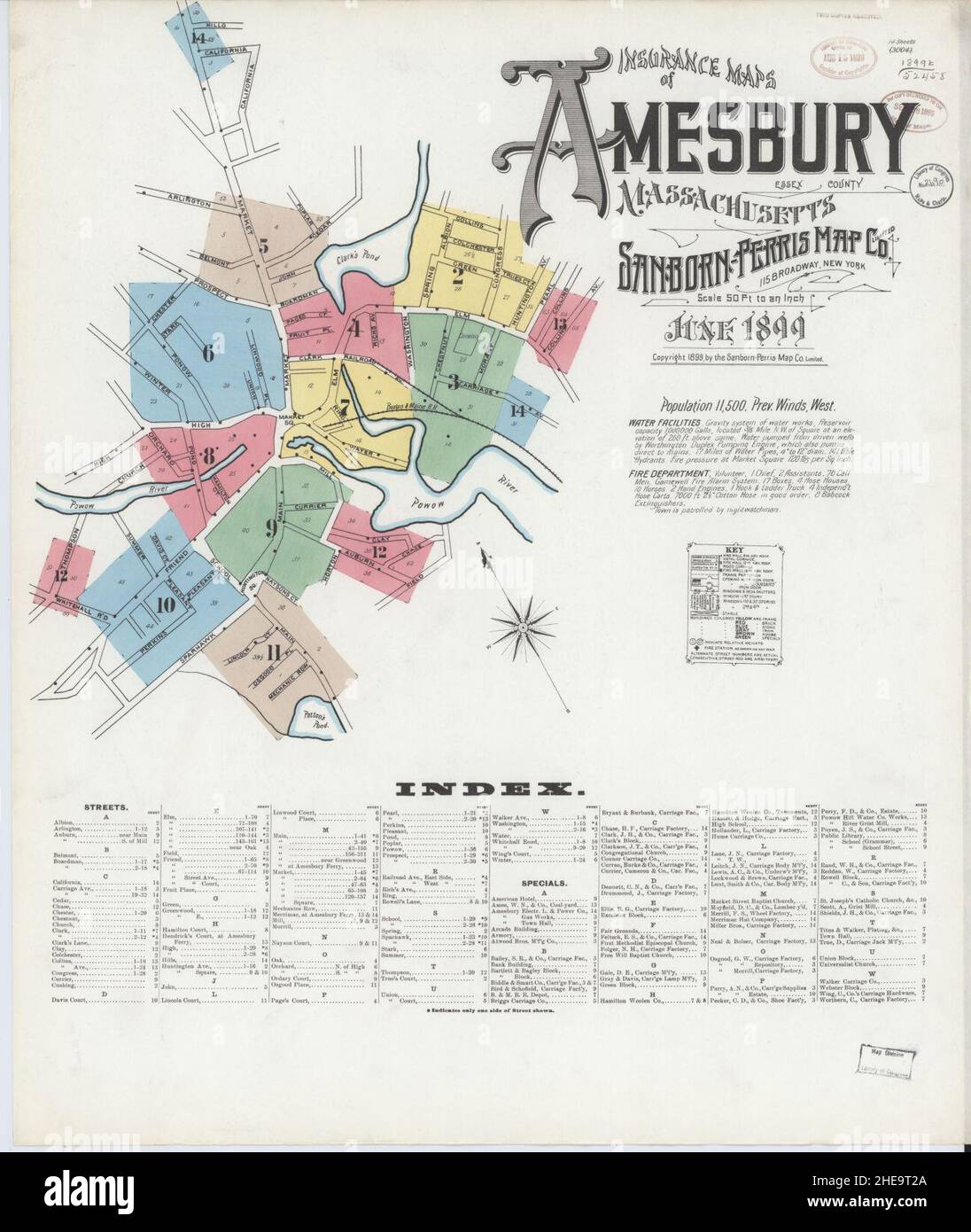 Map of amesbury hi-res stock photography and images - Alamy
