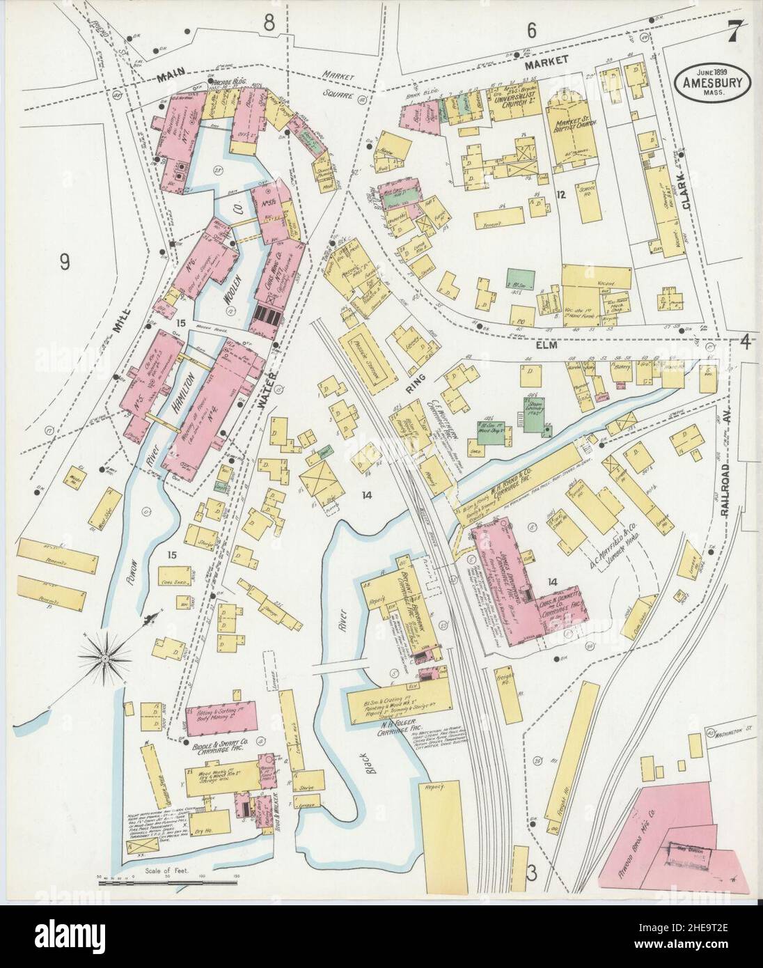 Map of amesbury hi-res stock photography and images - Alamy