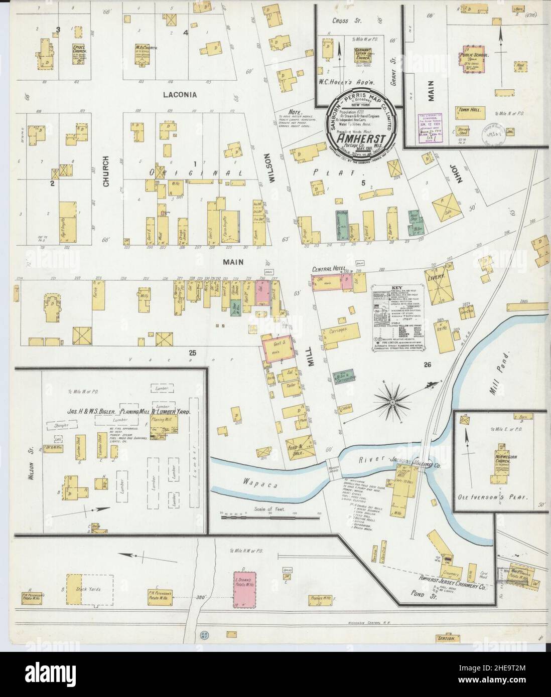 Map of portage wisconsin hi-res stock photography and images - Alamy