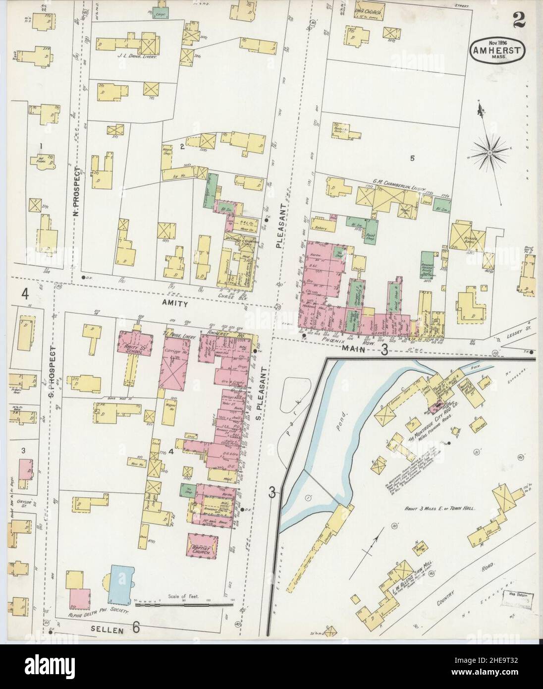 Amherst county map hi-res stock photography and images - Alamy