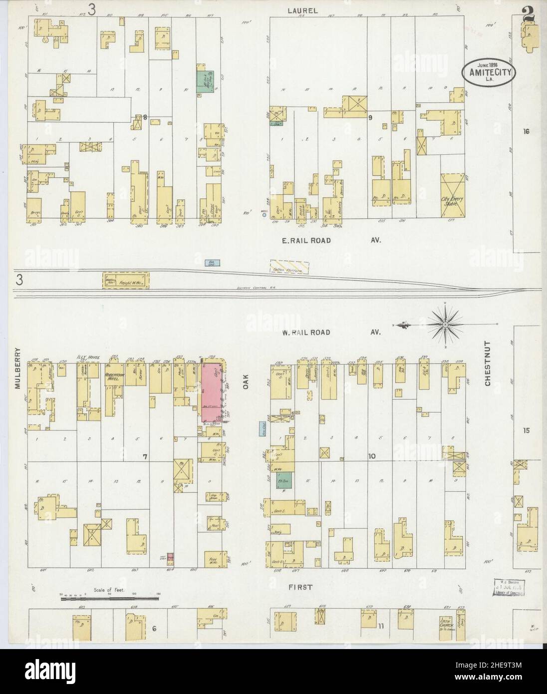 Sanborn Fire Insurance Map from Amite, Tangipahoa Parish, Louisiana ...