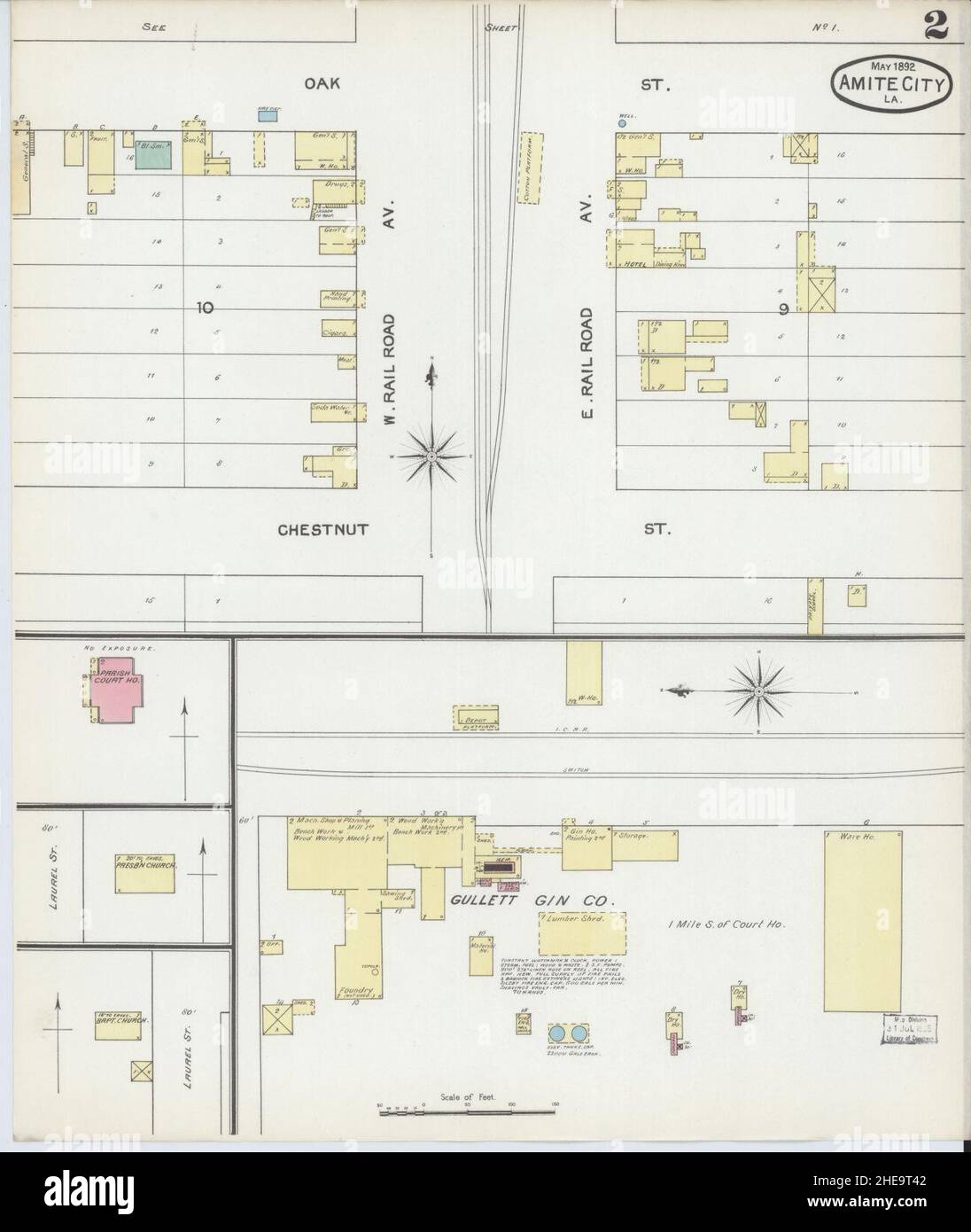 Amite louisiana map hi-res stock photography and images - Alamy