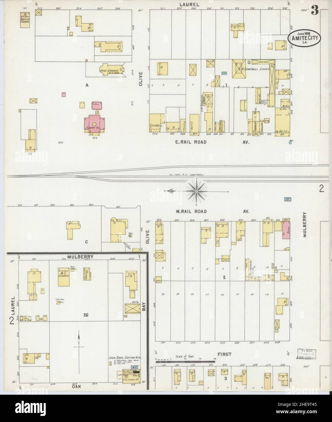 Amite louisiana map hi-res stock photography and images - Alamy