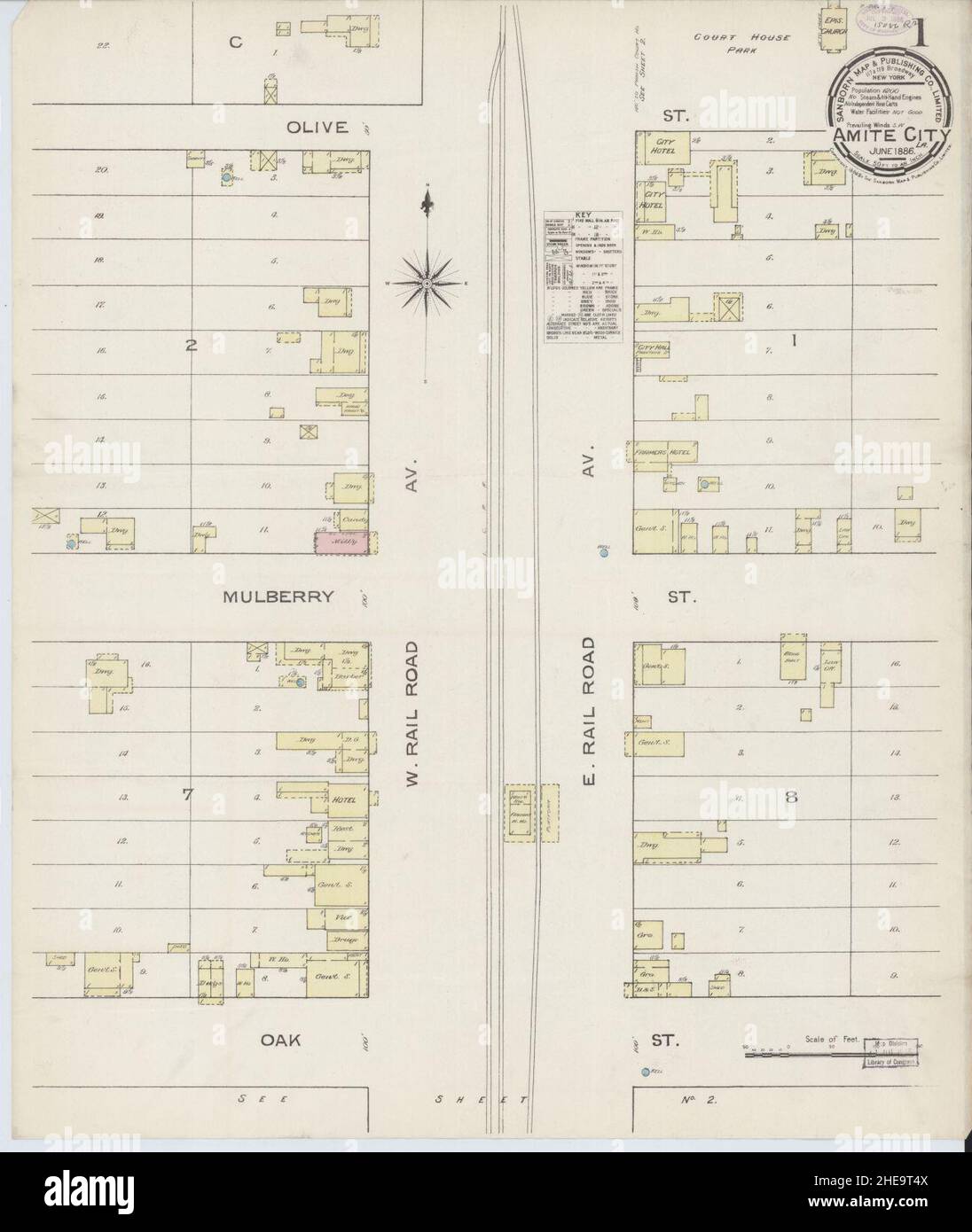 Amite louisiana map hi-res stock photography and images - Alamy