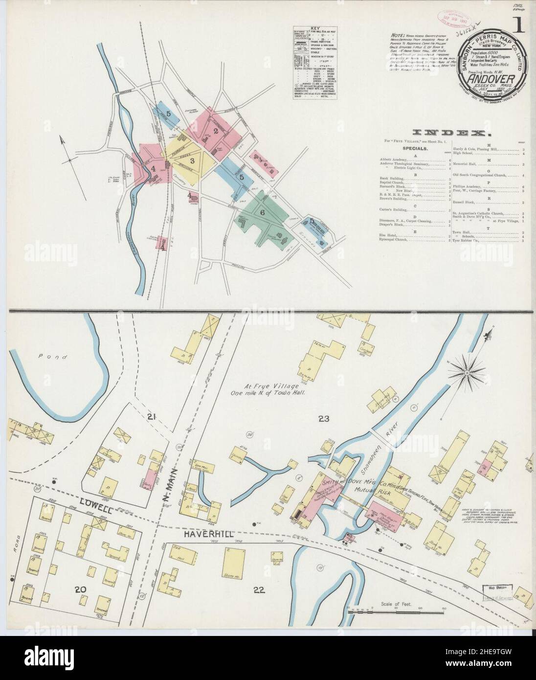 Andover map hi-res stock photography and images - Alamy