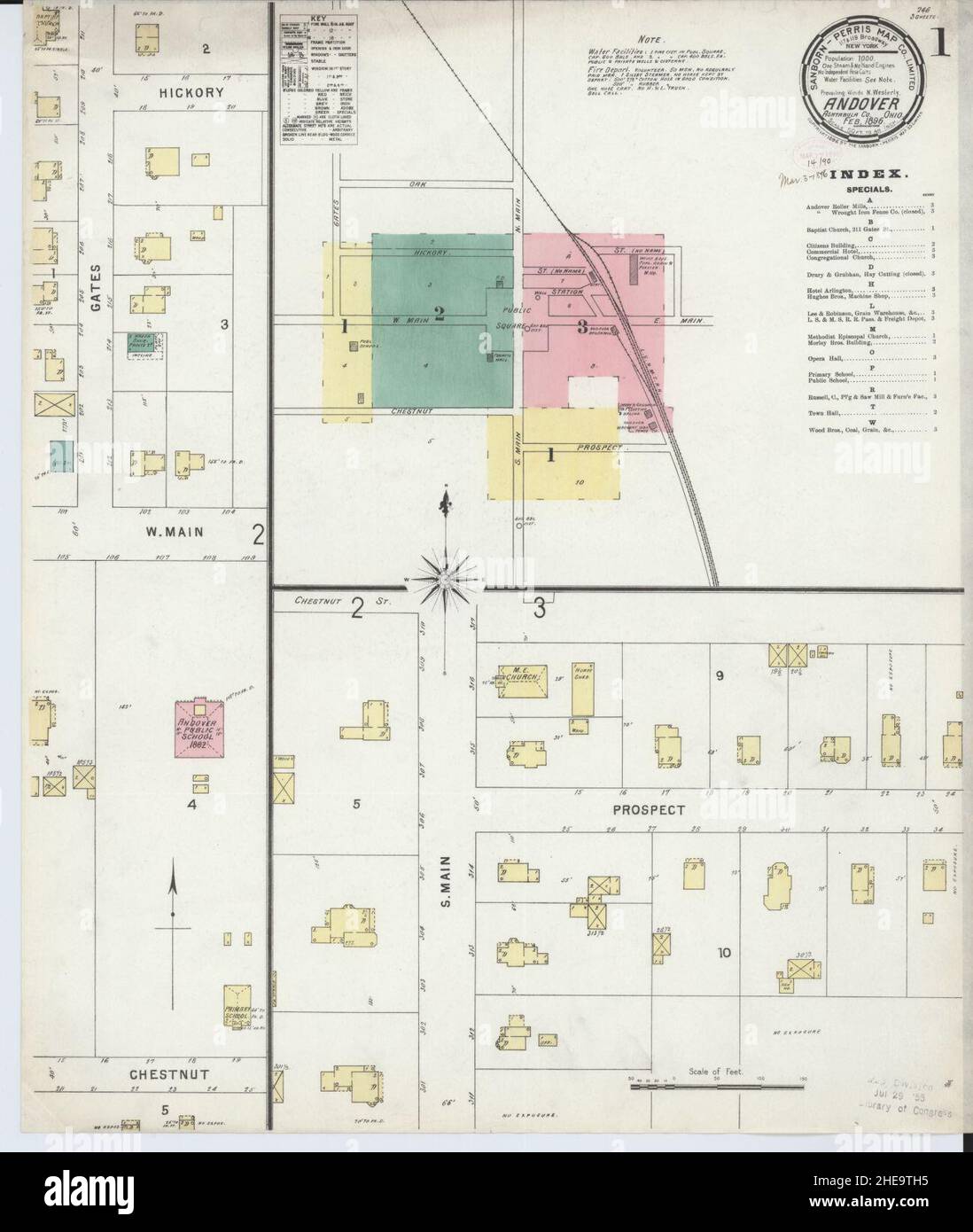 Andover map hi-res stock photography and images - Alamy
