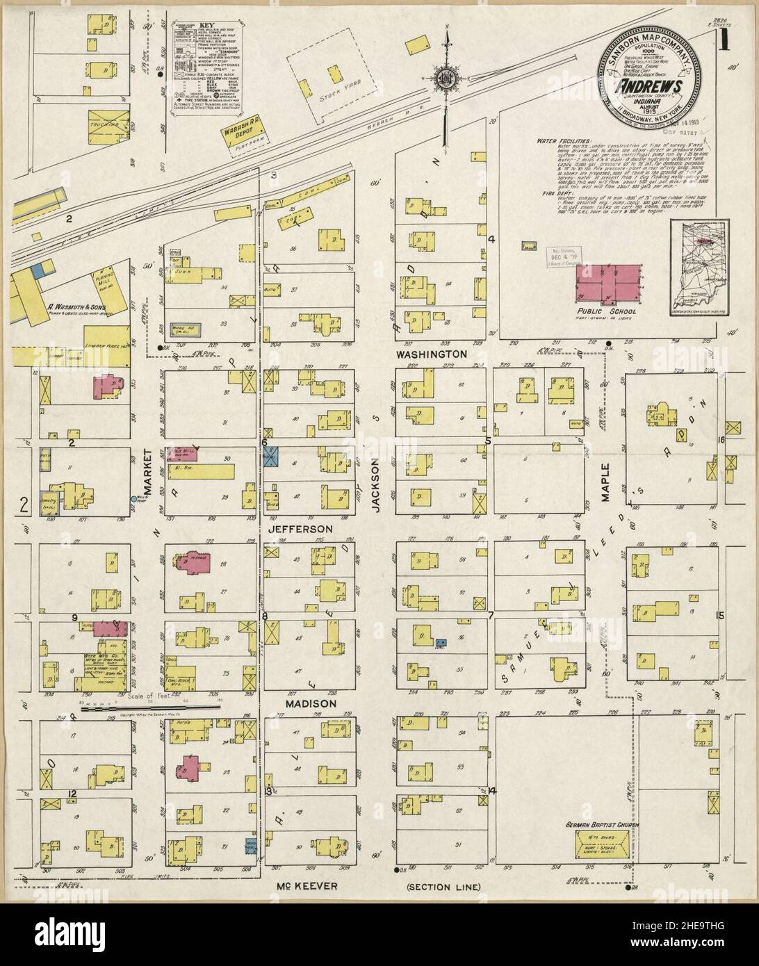 Andrews county map hi-res stock photography and images - Alamy