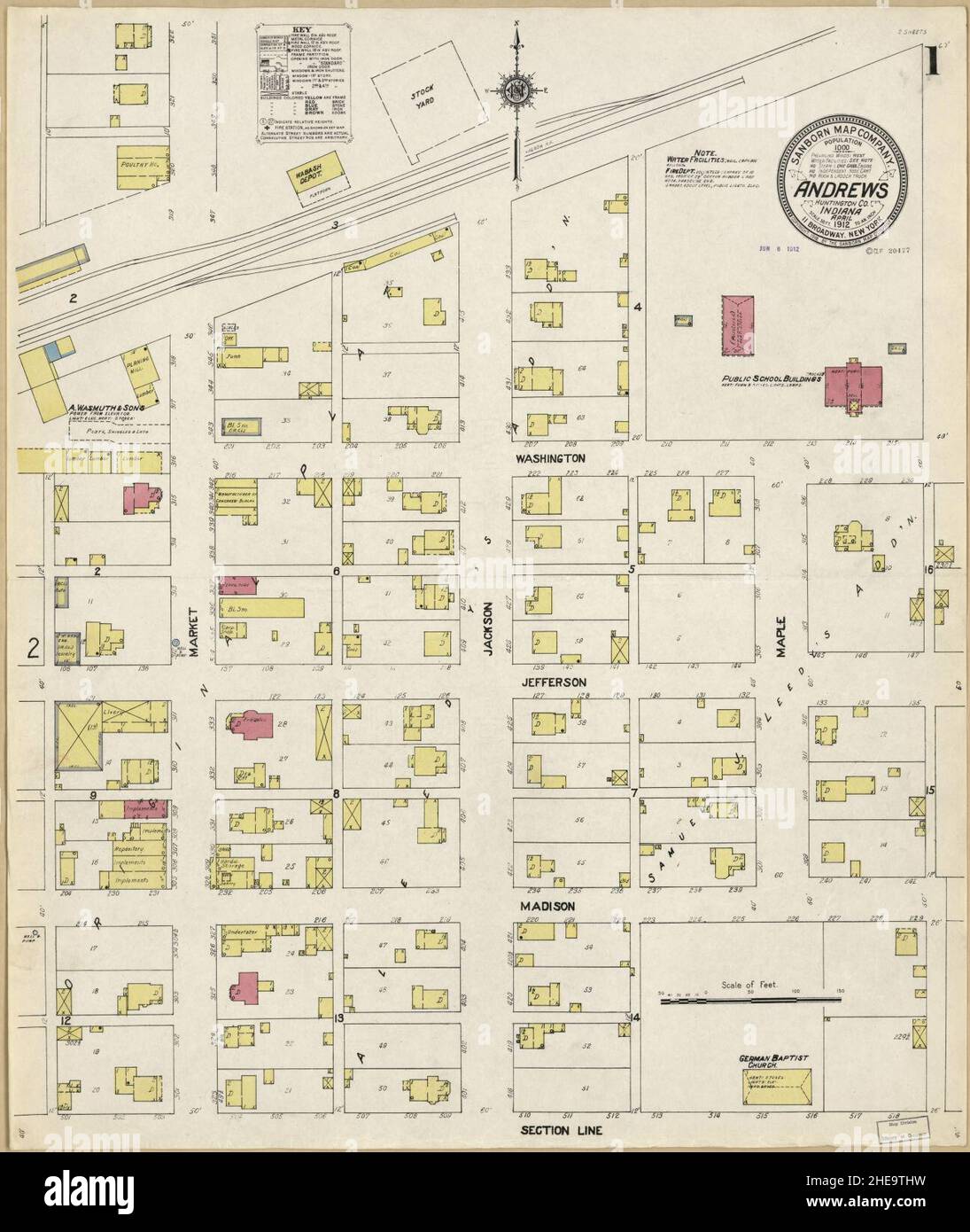 Andrews county map hi-res stock photography and images - Alamy