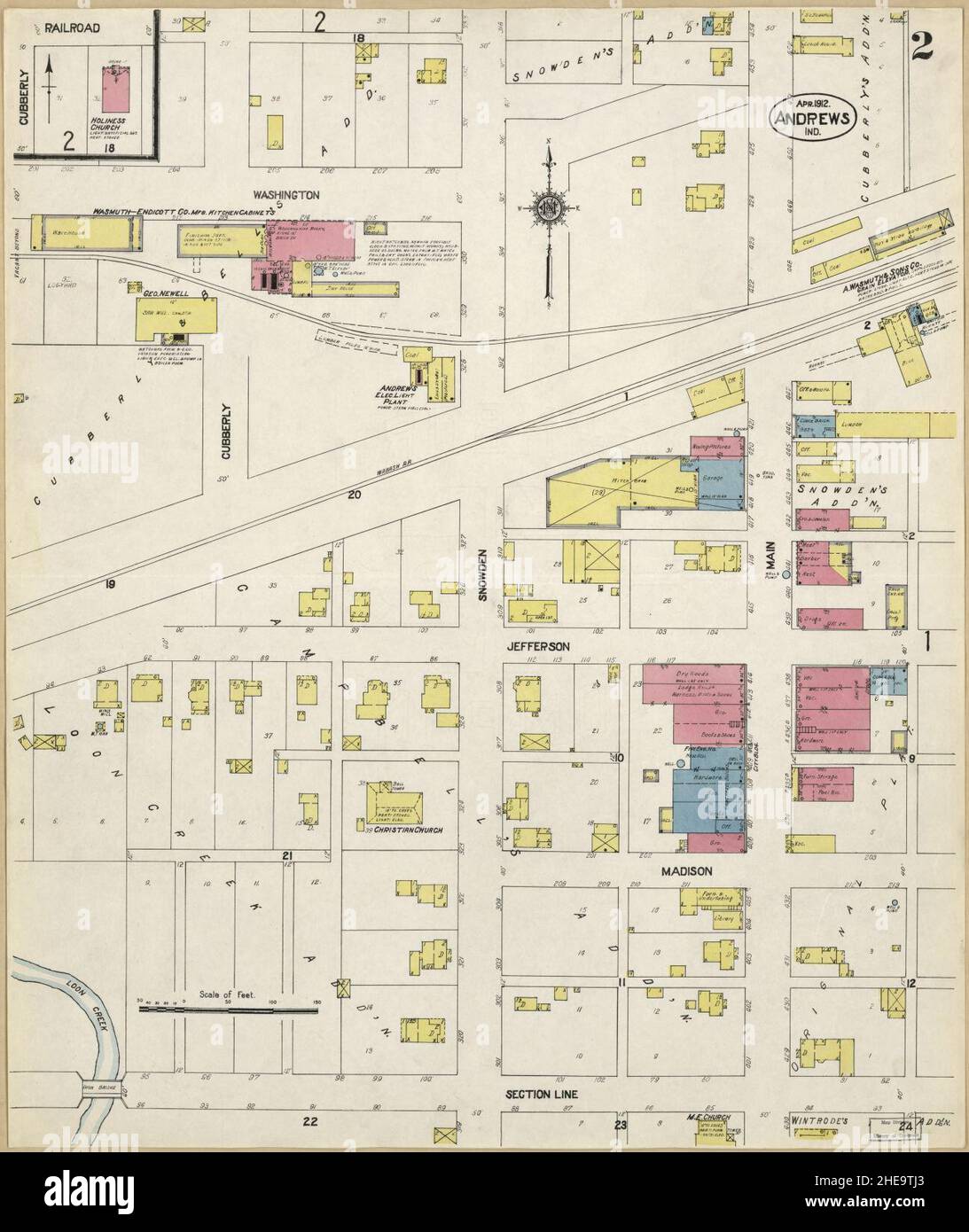 Andrews county map hi-res stock photography and images - Alamy