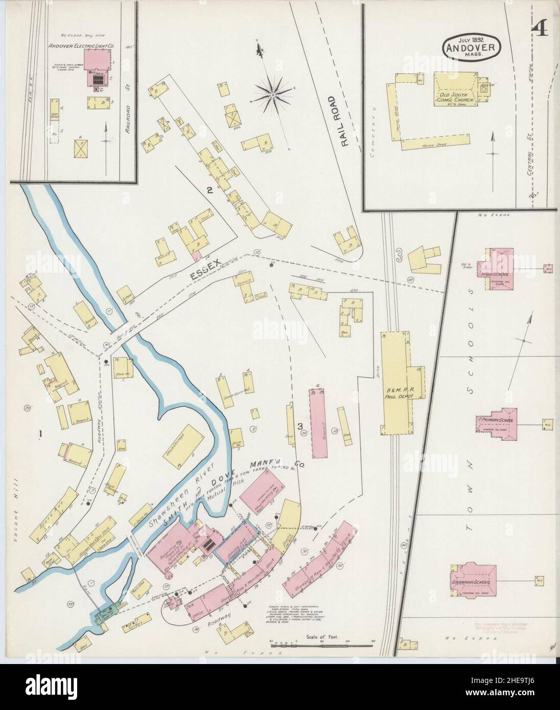 Andover map hi-res stock photography and images - Alamy