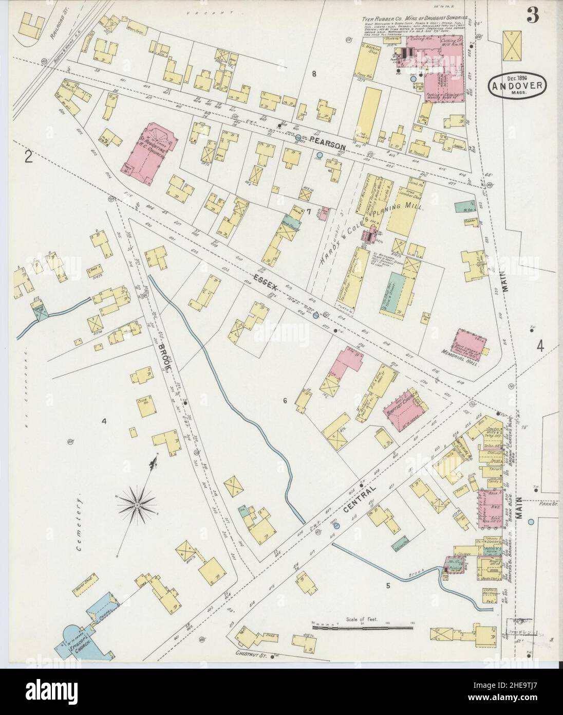Andover map hi-res stock photography and images - Alamy