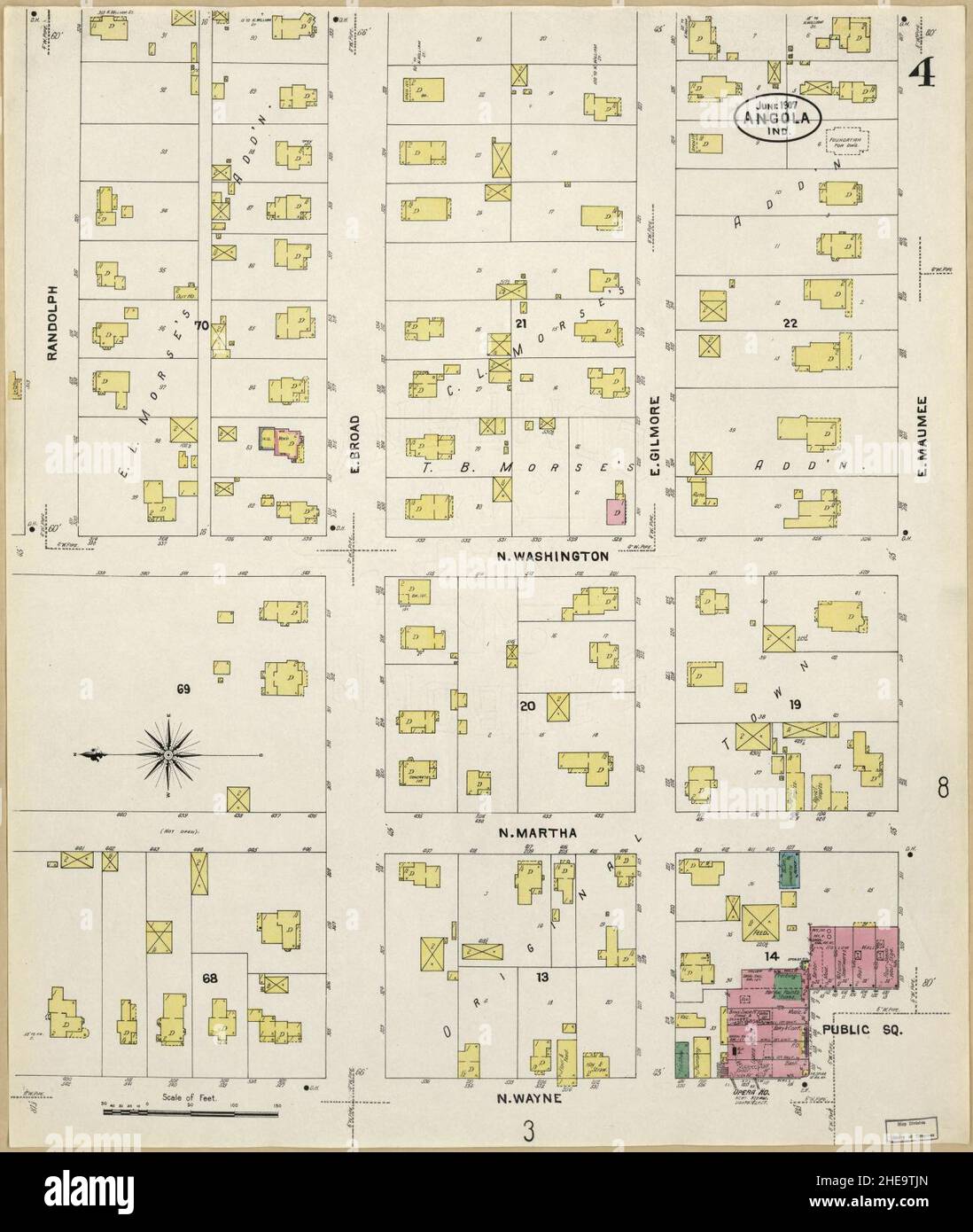 Steuben indiana map hi-res stock photography and images - Alamy