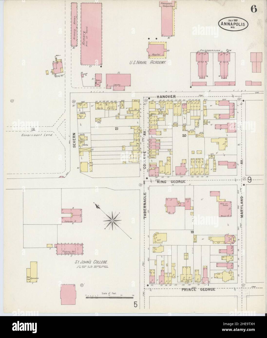 Anne arundel map hi-res stock photography and images - Alamy