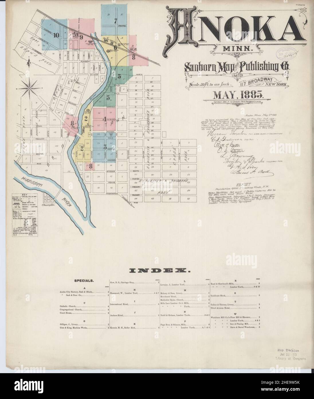Anoka county map hi-res stock photography and images - Alamy