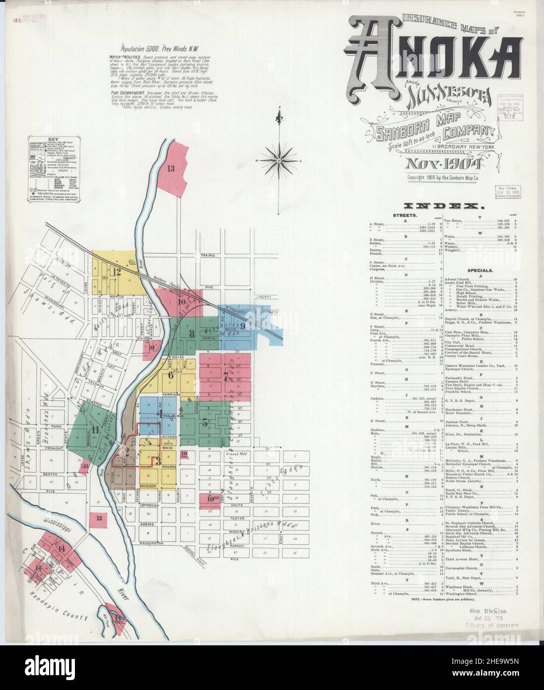 Anoka county map hi-res stock photography and images - Alamy
