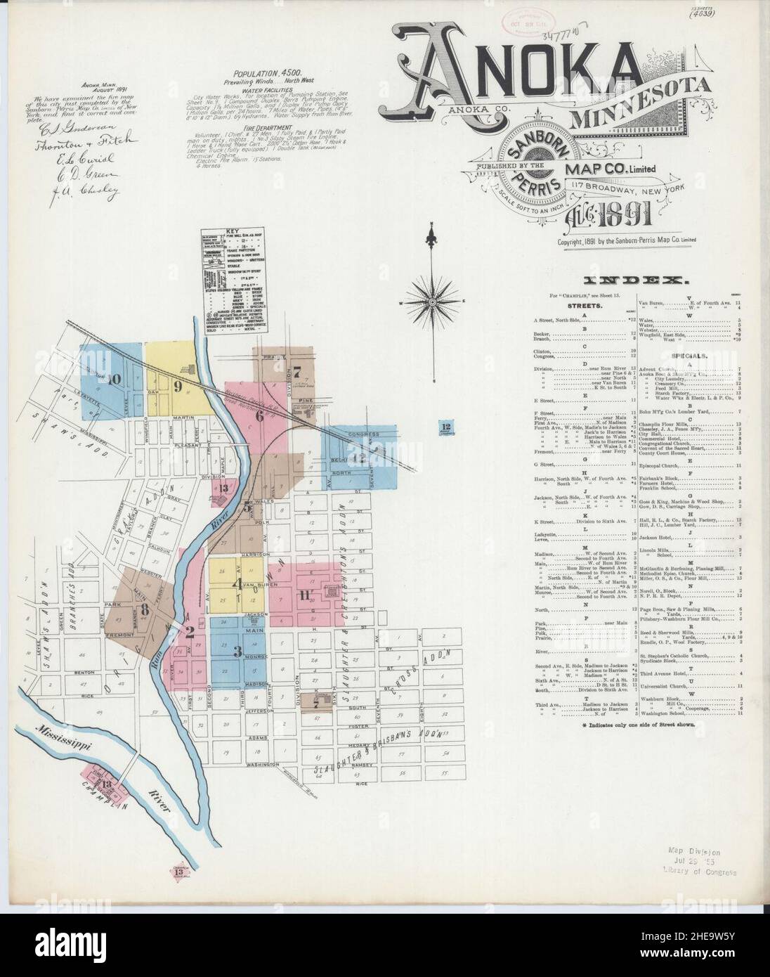 Anoka county map hi-res stock photography and images - Alamy
