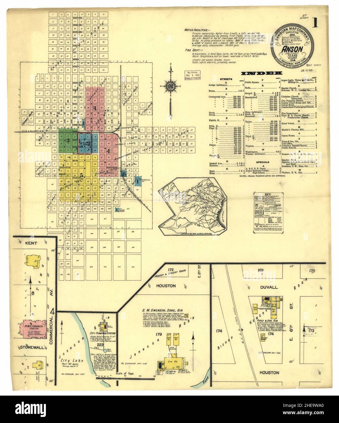 Anson map hi-res stock photography and images - Alamy