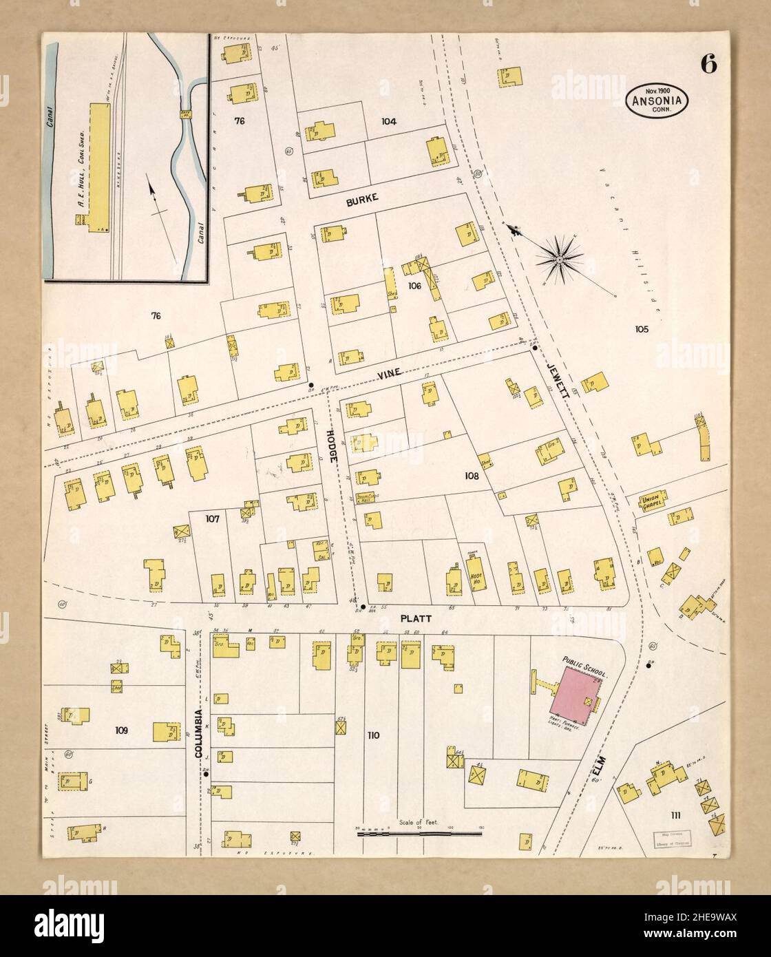 Ansonia connecticut map hi-res stock photography and images - Alamy