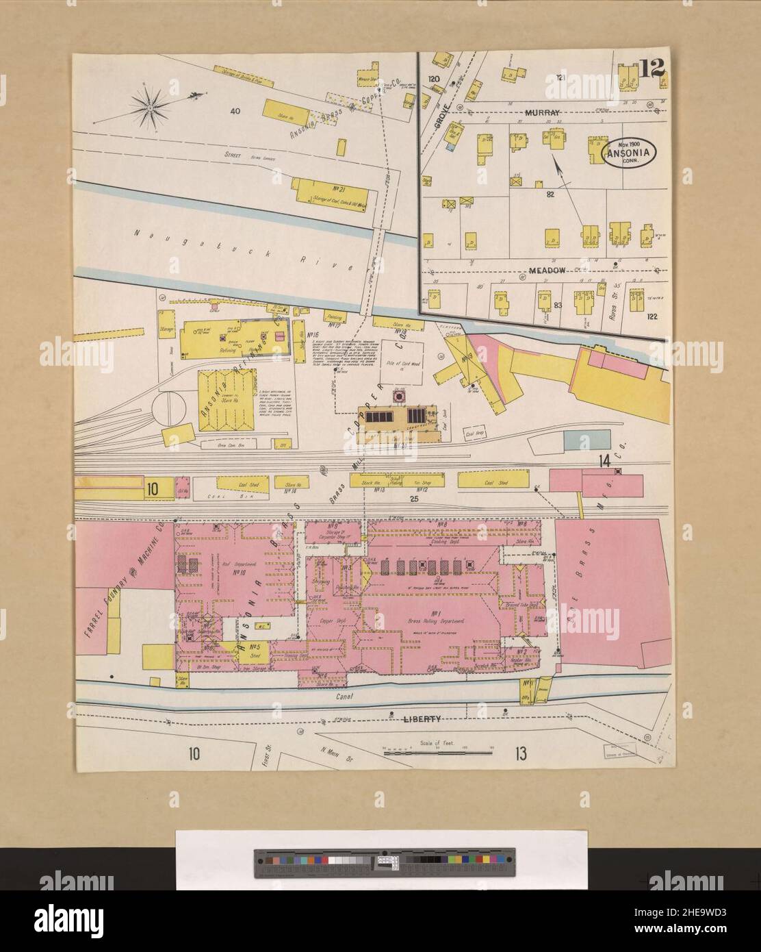 Ansonia connecticut map hi-res stock photography and images - Alamy