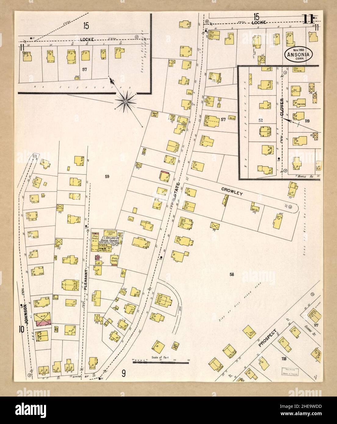 Sanborn Fire Insurance Map from Ansonia, New Haven County, Connecticut ...